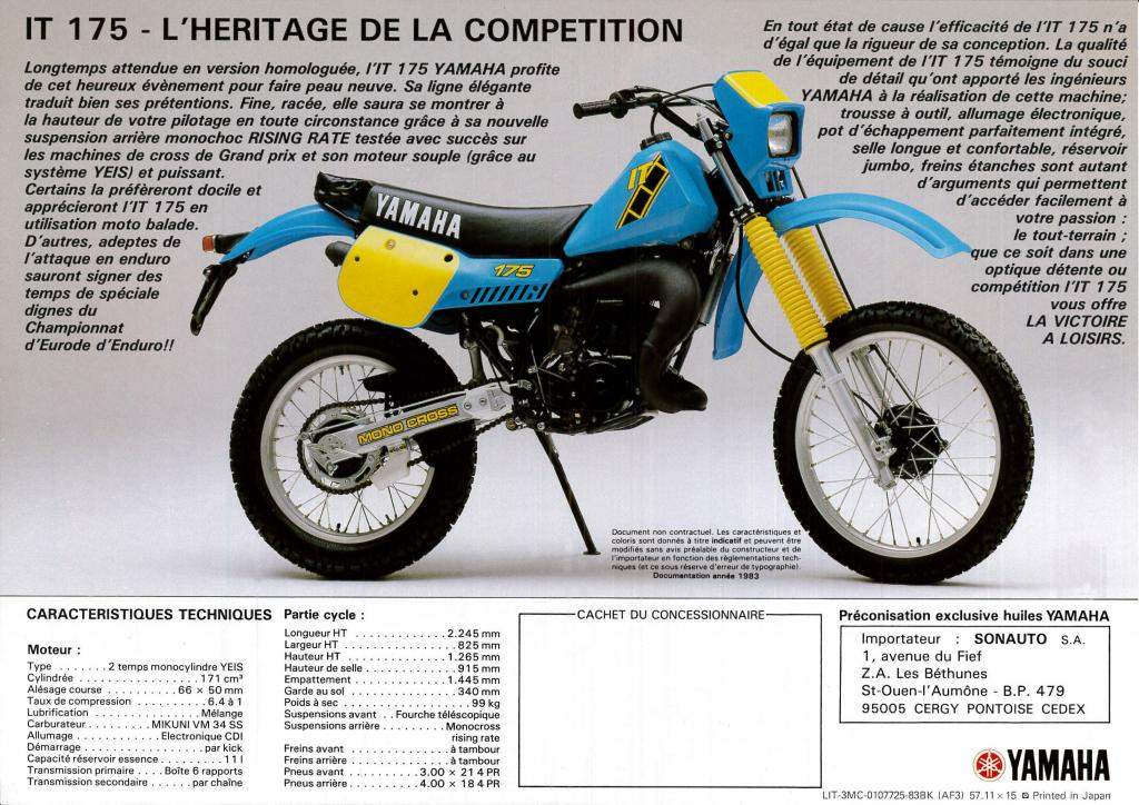 1982 Yamaha IT 175